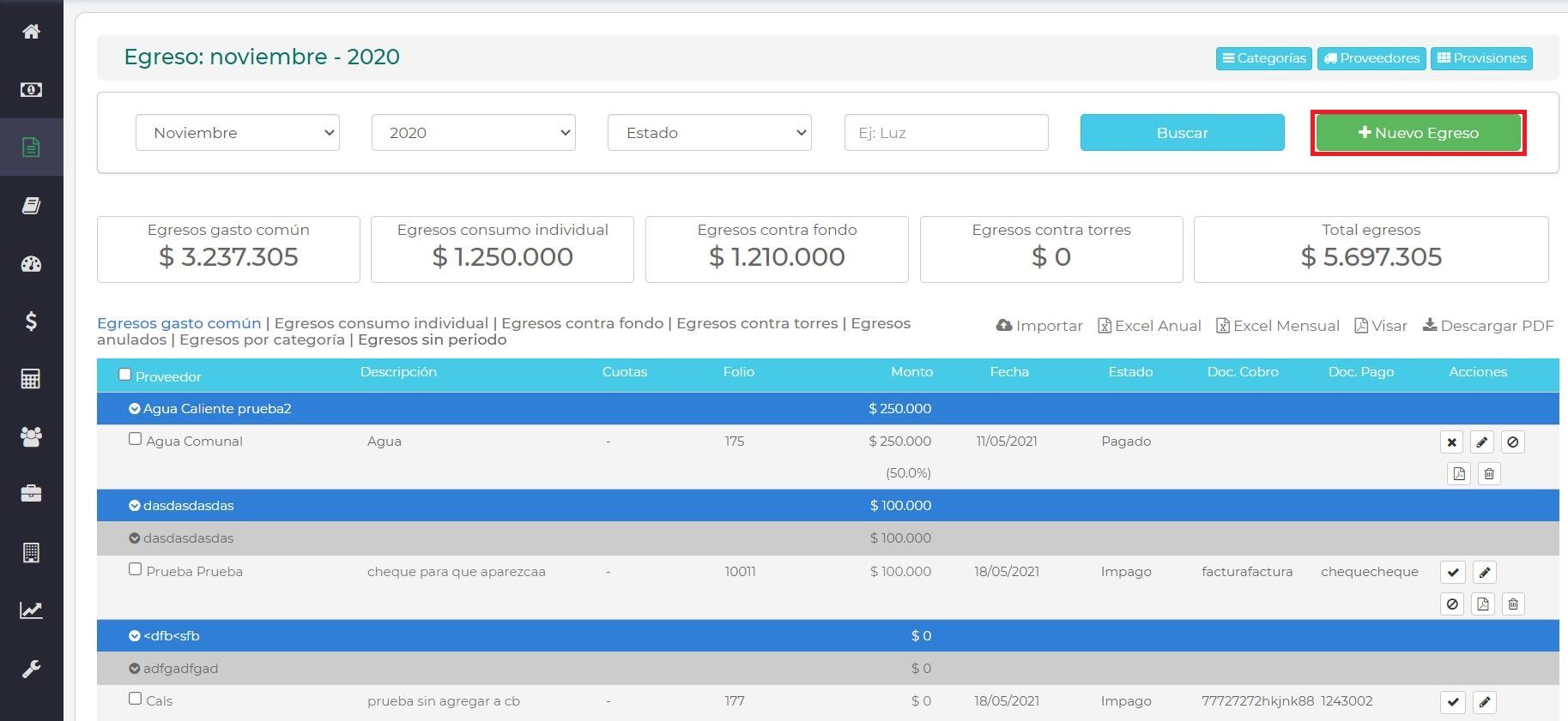 ¿Para qué sirve un egreso sin periodo y cómo registrarlo?