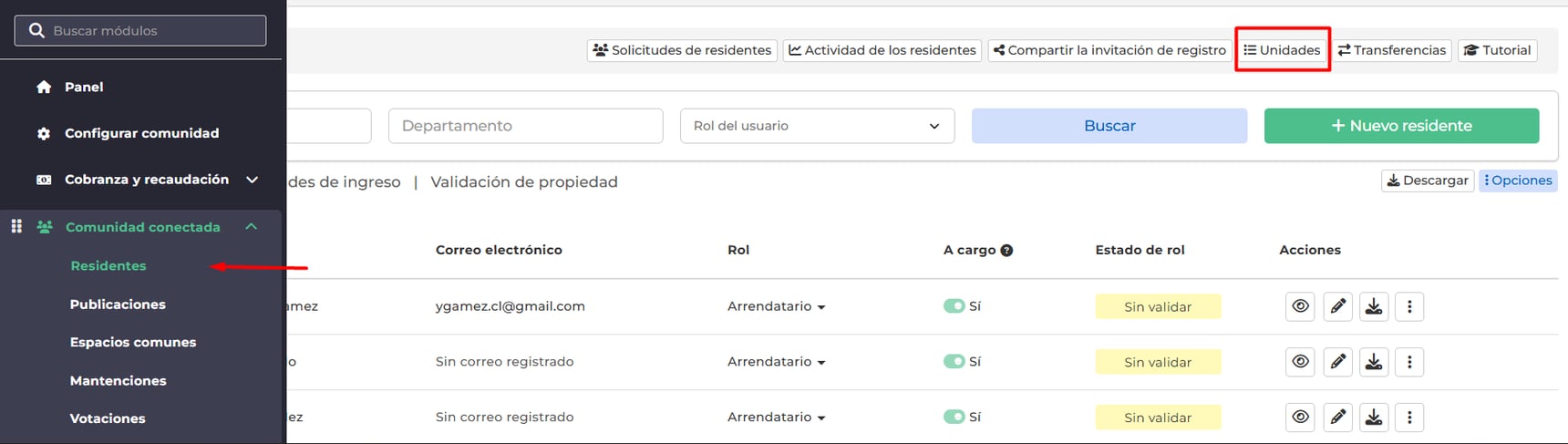 ¿Cómo eliminar el cobro de intereses a una unidad en específico?