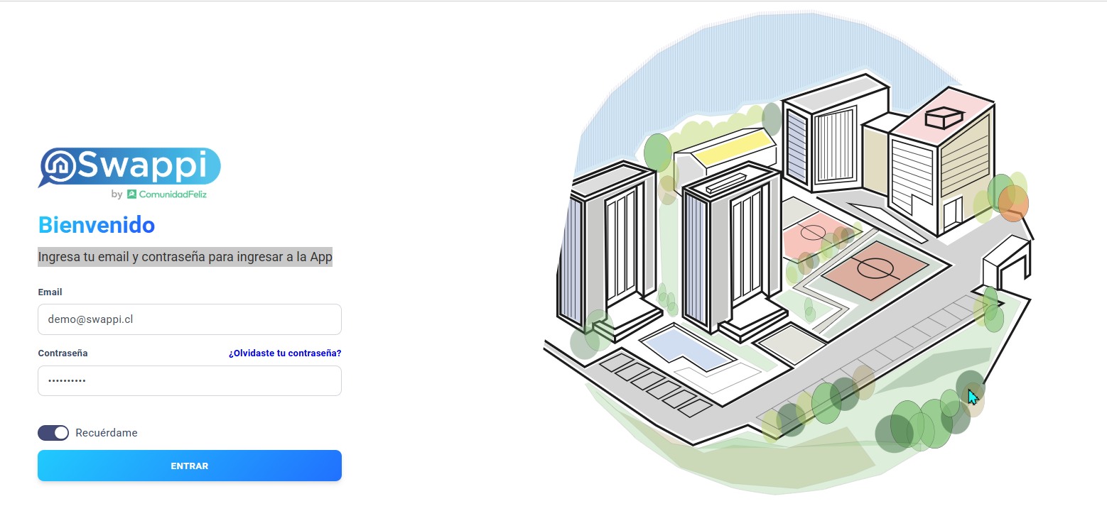¿Cómo ingreso a la plataforma de Swappi?
